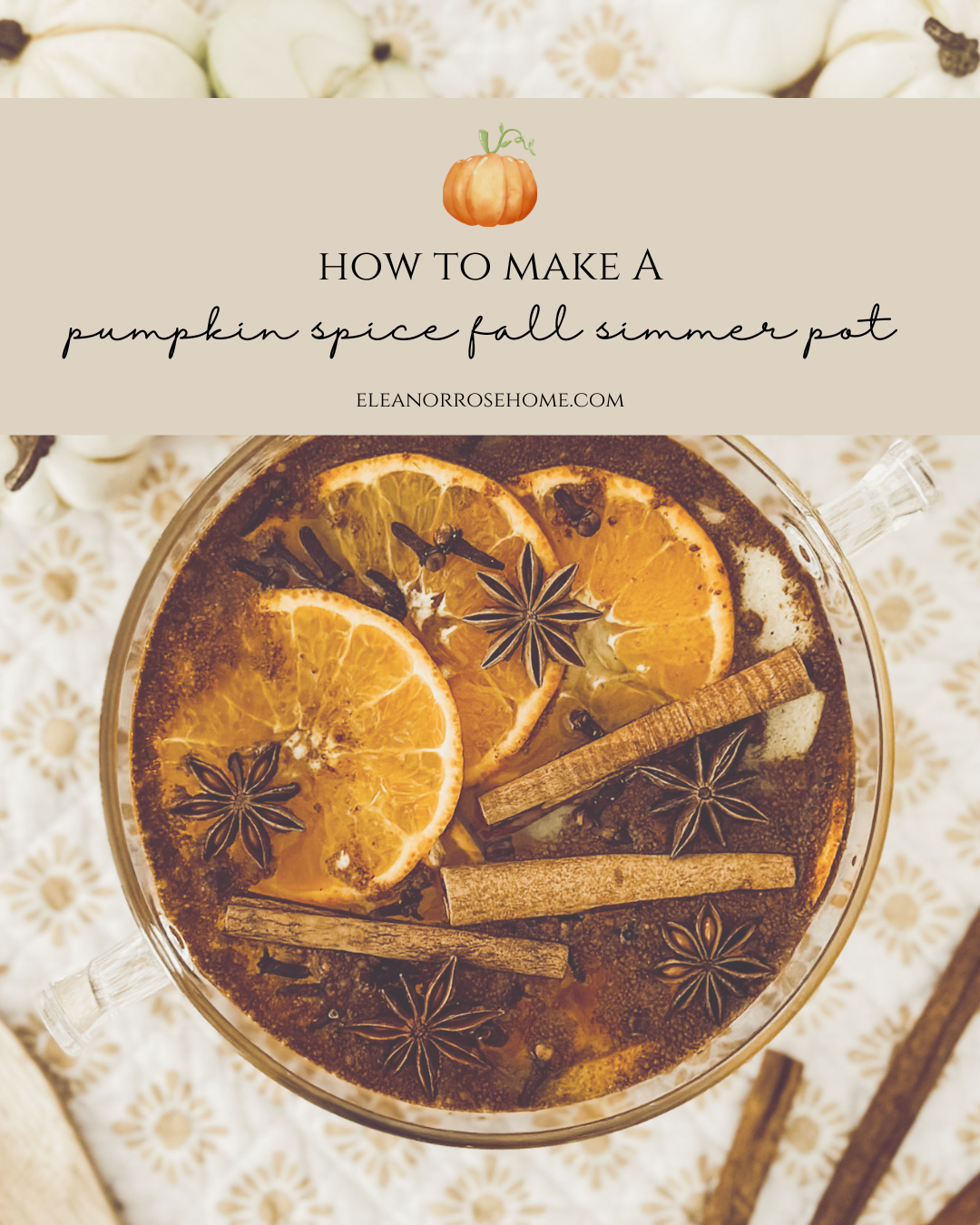 Cozy Fall Simmer Pot Recipe That Smells Like Pumpkin Spice