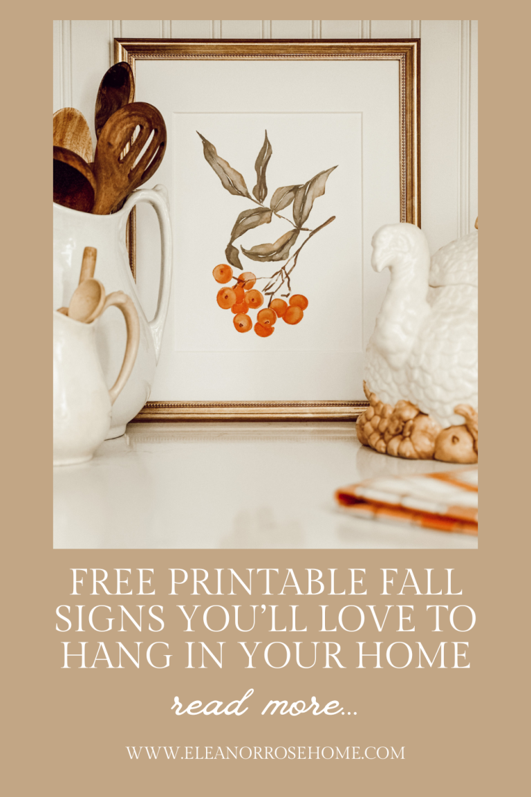Free Printable Fall Signs You'll Love to Hang in Your Home