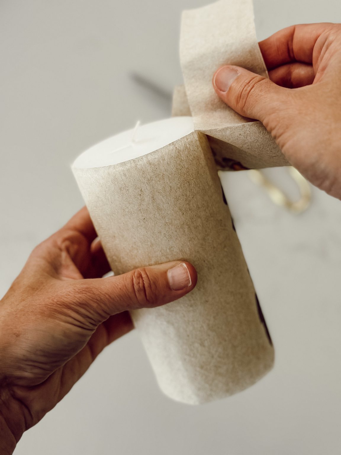 DIY Custom Candles With Napkins: How to Transform Plain Candles