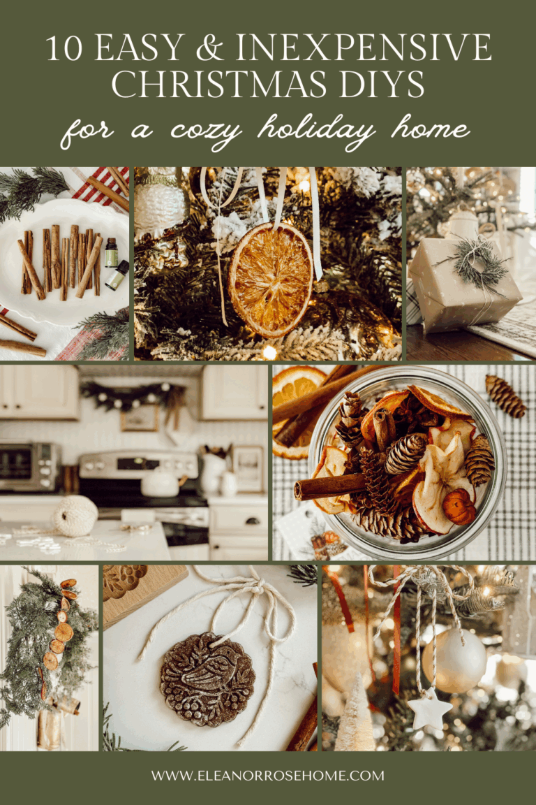 10 Easy and Inexpensive Christmas DIYs for a Cozy Holiday Home