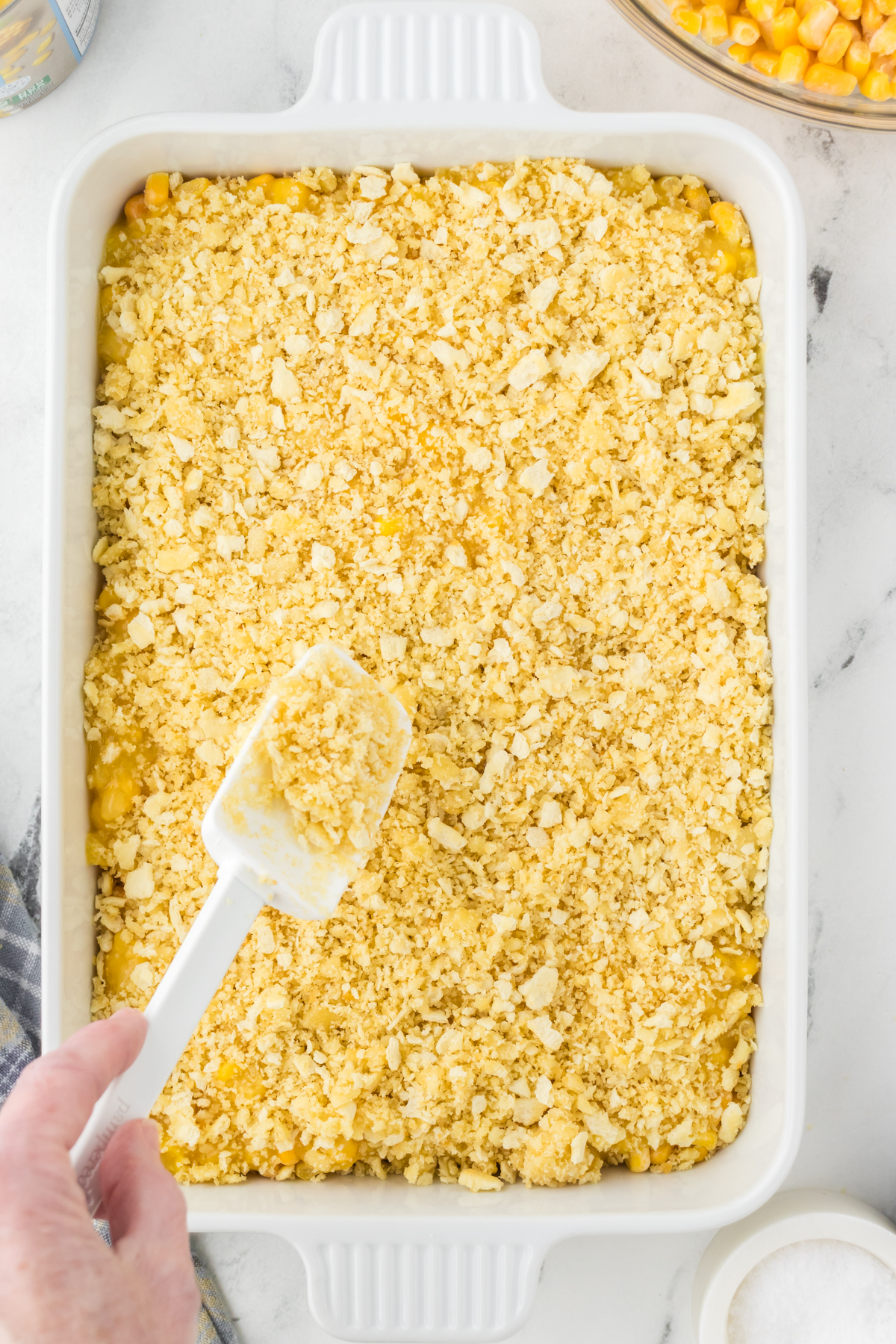 Saltine Cracker Creamed Corn Casserole: Family Favorite Recipe
