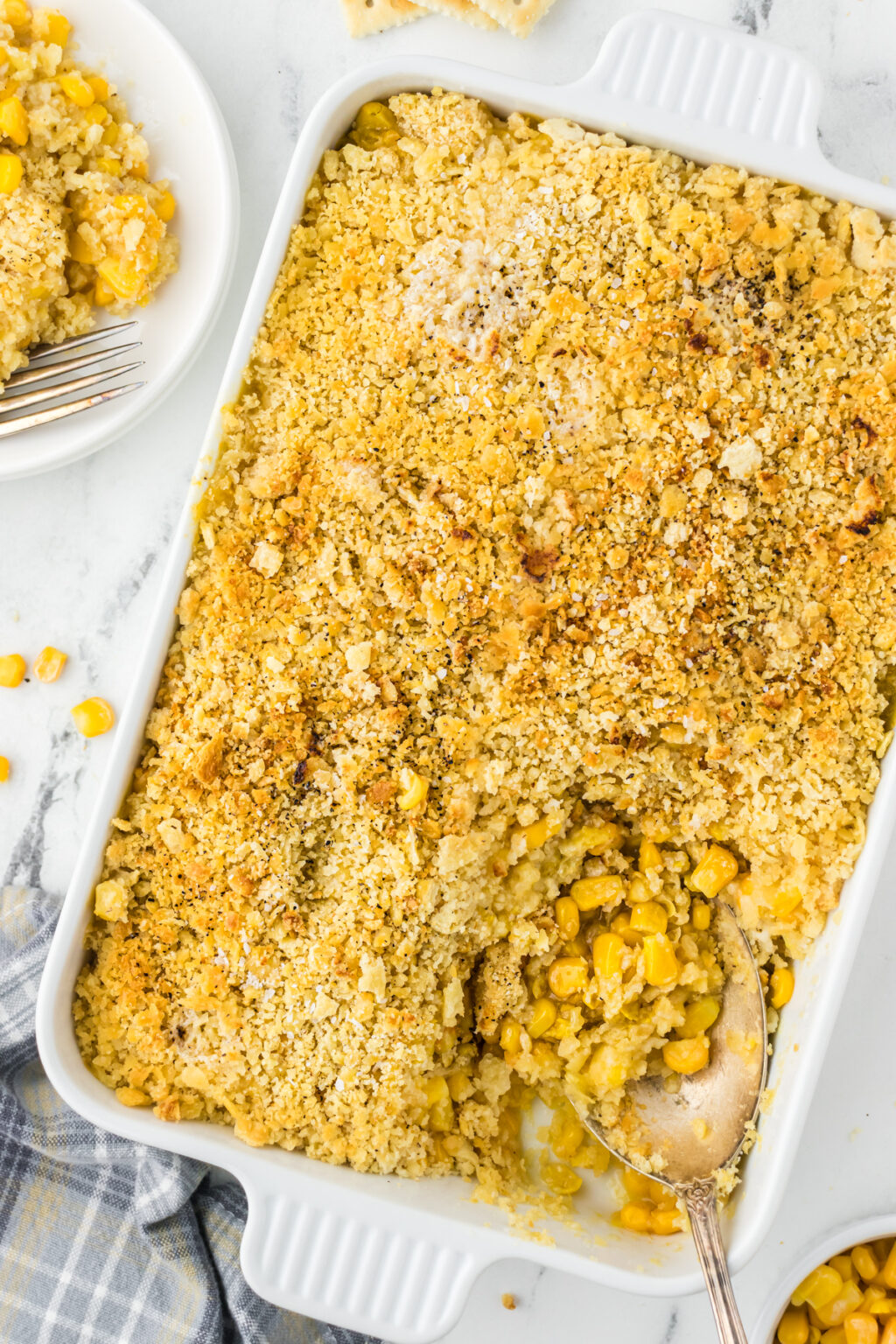 Saltine Cracker Creamed Corn Casserole: Family Favorite Recipe