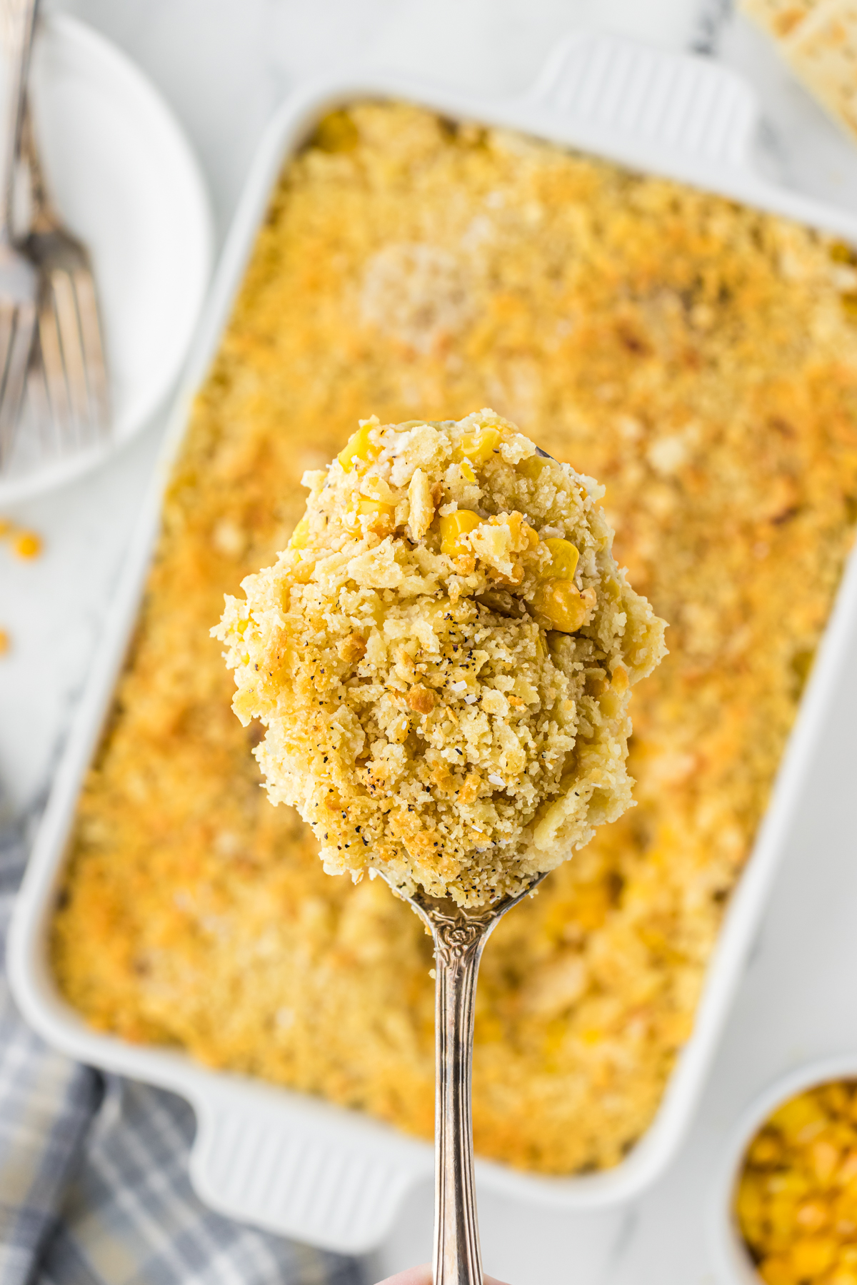 Saltine Cracker Creamed Corn Casserole: Family Favorite Recipe